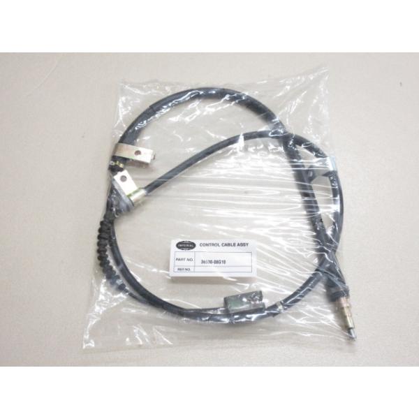 ダットサントラック D21 85.09-94.07 サイドブレーキケーブル[2]です。　　新品です。リア右側です。85年09月〜94年07月までの車両に適合します。適合は以下の部品番号からご判断ください。36530-08G10※初期不良に限...