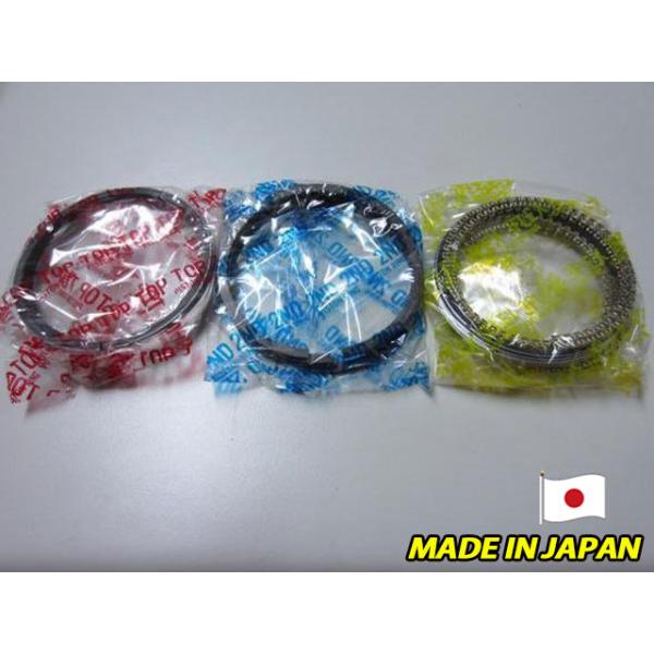 トヨタ 4AGE 4AG 4A-G用ピストンリング +0.50オーバートヨタ 4AGE 4AG 4A-G用ピストンリング +0.50オーバーです。国産メーカーの国内生産品です。0.50オーバーサイズです。厚みはトップ1.5　セカンド1.5　...