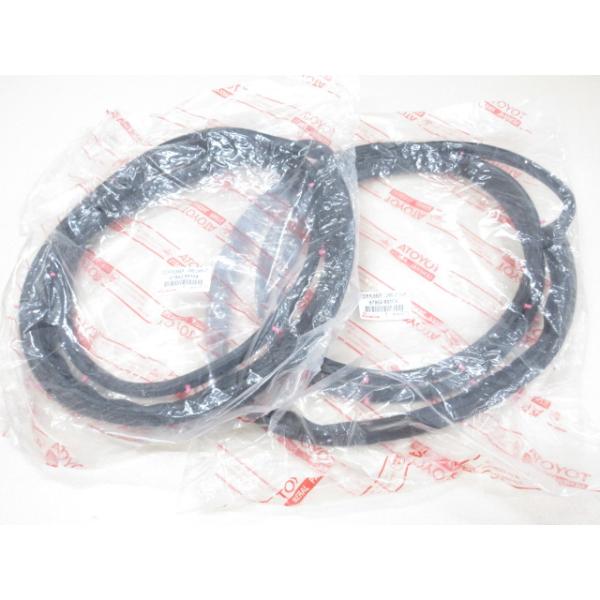 ハイラックス 50-60系 ドア ウェザーストリップです。社外品新品です。左右セットです。適合は以下の部品番号からご判断ください。67862-89104　67861-89104レストア等にいかがでしょうか。※初期不良に限り返品をお受けいたします。