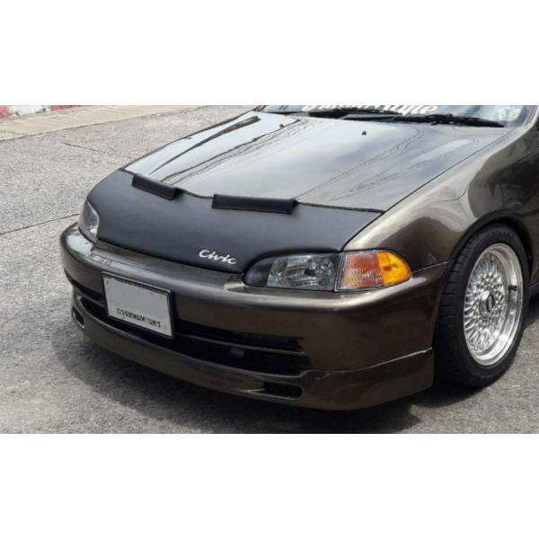 即納 シビック EG3 EG4 EG6 EG8 EG9 EJ1 用 ノーズブラCIVICのロゴ無し仕様です。1枚目画像のCIVICのロゴは入りません。国内在庫ですので即納です。職人が丁寧に一つずつ製作しております。低価格ですがシッカリとした...
