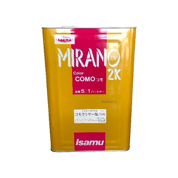 高外観、速乾性のスタンダードウレタンクリヤー《特長》１．標準ウレタンクリヤーでありながら、速乾ウレタンの乾燥性。２．高鮮映、高外観仕上げが可能。３．メタリック戻しムラ、色昇りが発生しない。コモクリヤーＮｏ．０Ｈｉ　＝　超速乾タイプコモクリヤ...