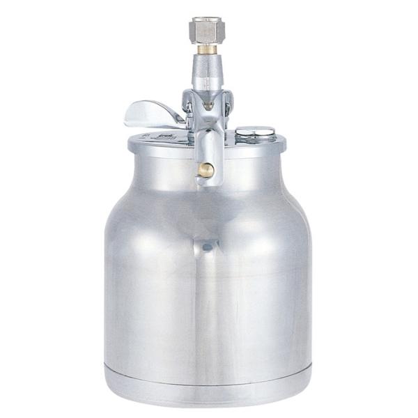 ●容量1.0Lで小形スプレーガンでの塗装に最適。●フタの固定をレバー式を採用しワンタッチでフタとカップを固定できます。○接続口径 ：G1/4○適用スプレーガン ：　F110-S・F110L-S・F-ZERO-S