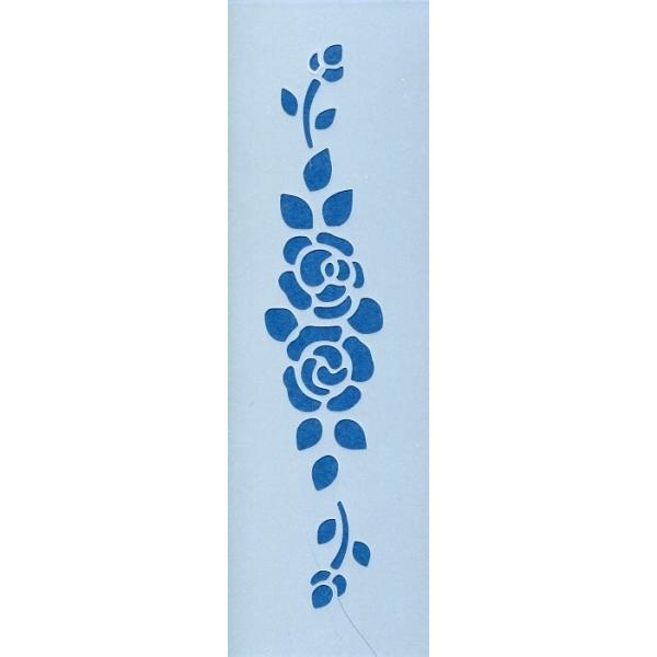 ☆ステンシル部分：横31mm×縦140mm☆0,2mm厚ですので、曲面でも使用できます。☆ペーパーではないので、拭いて何回も使用出来ます。☆使用後はすぐの絵具をふき取ってください。☆半透明ですので合わせやすい。☆お部屋を遊び心あふれる空間に...