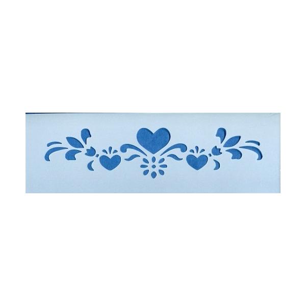 ☆ステンシル部分：横233mm×縦56mm☆0,2mm厚ですので、曲面でも使用できます。☆ペーパーではないので、拭いて何回も使用出来ます。☆使用後はすぐの絵具をふき取ってください。☆半透明ですので合わせやすい。☆材質：ポリプロピレン☆お部屋...