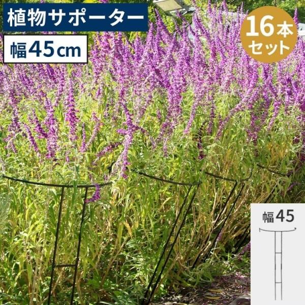 「植物の広がりや倒れをしっかりサポート」お庭の大切な植物が、花の重みで倒たり、広がりすぎたり…。そんな時は、植物をさりげなくおしゃれに整える、アイアン製サポーターがおすすめです。マット調の6mm黒アイアンは、頑丈でモダンな質感。広がりがちな...