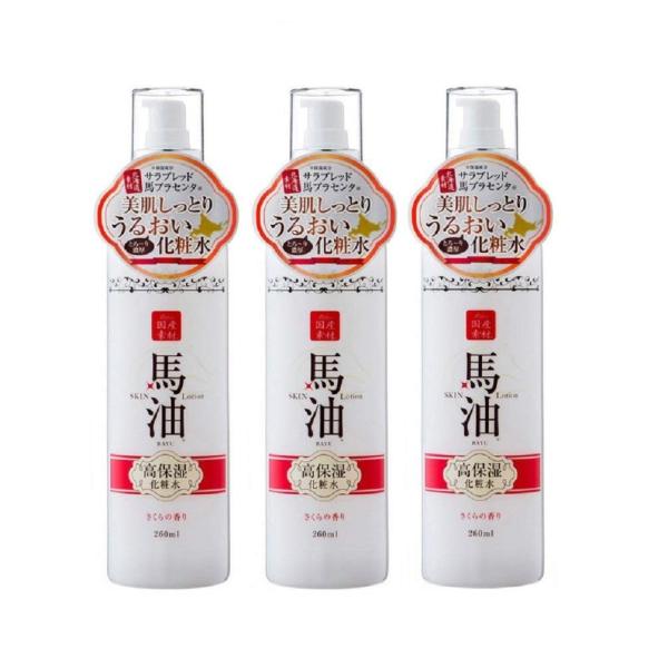 馬油＆プラセンタ配合化粧水で一日中お肌しっとり！　　●国産の良質な馬油をプラス　　人の皮脂に極めて近く、万能油として知られている「馬油」。　　スーッとなじんで、素早く浸透してベタつきません。　　●エイジング成分「北海道産 馬プラセンタエキス...