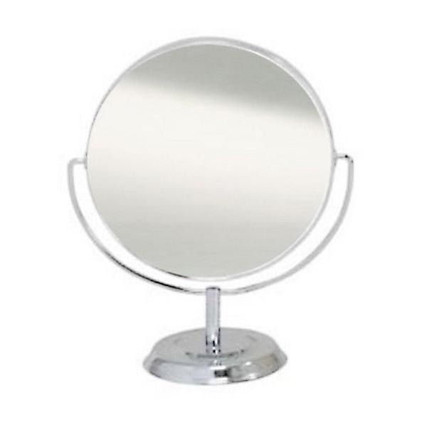 ●レトロな雰囲気の拡大鏡付き卓上ミラー　●アンティークな雰囲気の漂う丸型卓上化粧鏡。　●くるっと回すと裏側は約2倍の拡大鏡。　 細かい作業に重宝します。●顔全体がしっかりチェックできる鏡面サイズ。　●鏡面の角度が変えられます（360度）。　...