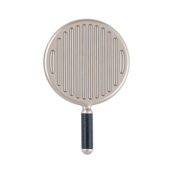 理美容院で多くのプロの方にご使用！！☆グリップにすべりにくい素材“トリブレン樹脂”を使用した持ちやすさ抜群のミラーです☆映りも鮮明で鏡面も大きいため、普通の鏡が握りにくい高齢者の方にもオススメです。商品サイズ：201×316×26mm鏡サイ...