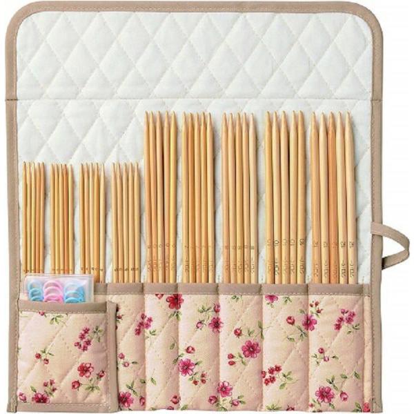 「匠」５本針短セット 小物づくりや部分編みに便利な、小回りのきく「匠」短5本針のセット。クンストレース編みにも適した針。 材料には雪の少ない寒冷地で育ち、肉厚で繊維のつまった竹をあみ針として最も適した4、5年ものを冬場に伐採し繊維が密集した...