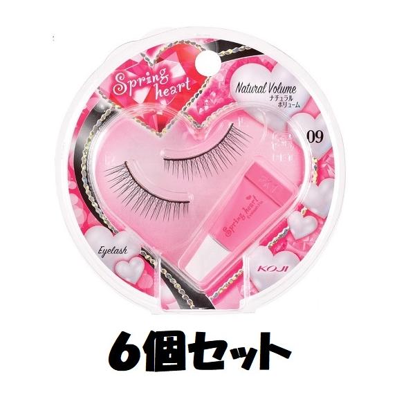 【ナチュラルボリューム】ストレートの毛と、短いクロスの毛で根元を強調し、自然なボリュームをプラス。太めのベース糸でアイラインを強調するタイプ。[内容量] (つけまつげ1組/専用接着剤1個)×6個セット