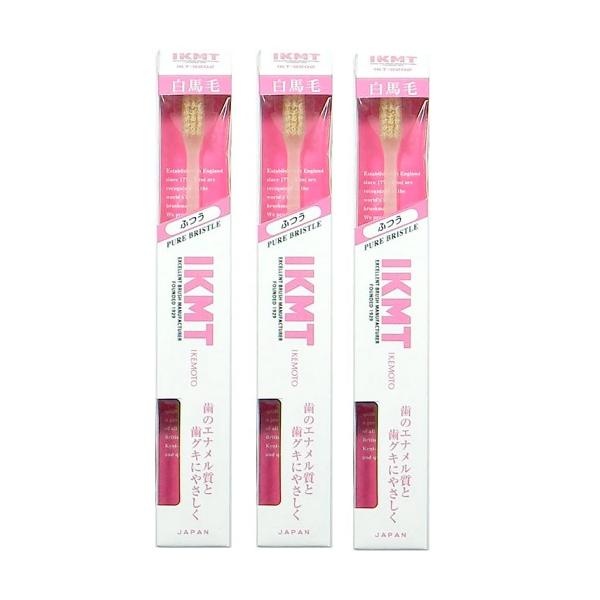 天然毛（白馬毛）　ナイロン　　※毛腰調節のため豚毛を混毛しております。しなやかな毛腰と撥水性に優れた白馬毛は、歯の表面の黄ばみやヤニなどの汚れをしっかりと落とし虫歯の無い白く美しい歯を保ちます。　しかも、弾力のある良質の白馬毛は、歯茎を傷め...