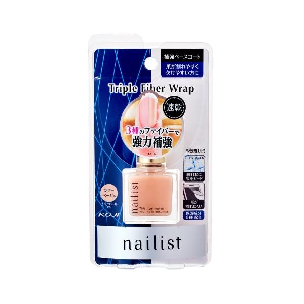 3種類のファイバー配合で爪を補強するベースコート。ネイルカラーによる爪の黄ばみを防ぐ。爪の色を整えるシアーベージュ10ｍｌ