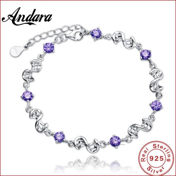 海外からの発送となりお届けに2週間程度頂きます。予めご了承くださいませ。商品名S925 スター 星リング シルバー ブレスレット 象眼細工 ネイチャー アメジスト ジルコン 赤 レッド 豆 レディース 魅力 ジュエリー エンゲージメント ギ...