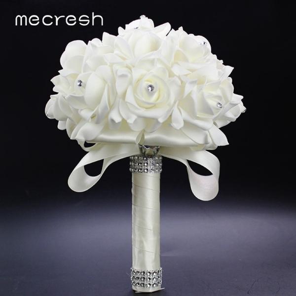 海外からの発送となりお届けに2週間程度頂きます。商品名クリスタル 水晶 ラインストーン ラウンド 結婚式 ウェディング 花 フラワー 花柄束 ブライダル 白 ホワイト 人工 ローズ 花 フラワー 花柄 アクセサリー 1スペック素材:ポリエス...