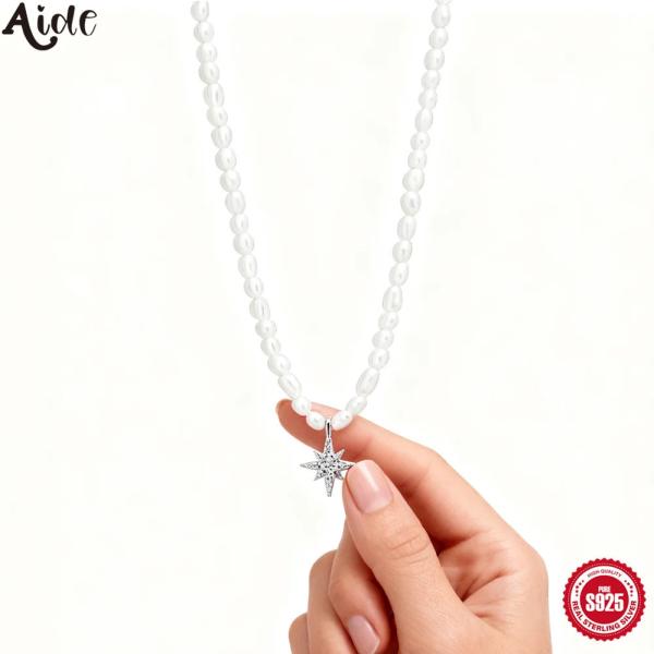 本商品は海外からの発送となり到着までに2週間程度を頂戴します。予めご了承くださいませ。商品名米 パール ネックレス シルバー 925 オリジナル ジュエリー スター 星 手のひら 蛇 スネイク ヘビ 動物 アニマル ジルコン ジルコニア ペ...