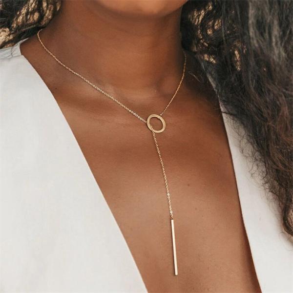 海外からの発送となりお届けに2週間程度頂きます。予めご了承くださいませ。商品名ミニマリスト ペンダント ネックレス レディース 鎖骨 Y形 ラウンド スティック ロング チェーン ファッション ステートメント ジュエリー ギフト スペック機...