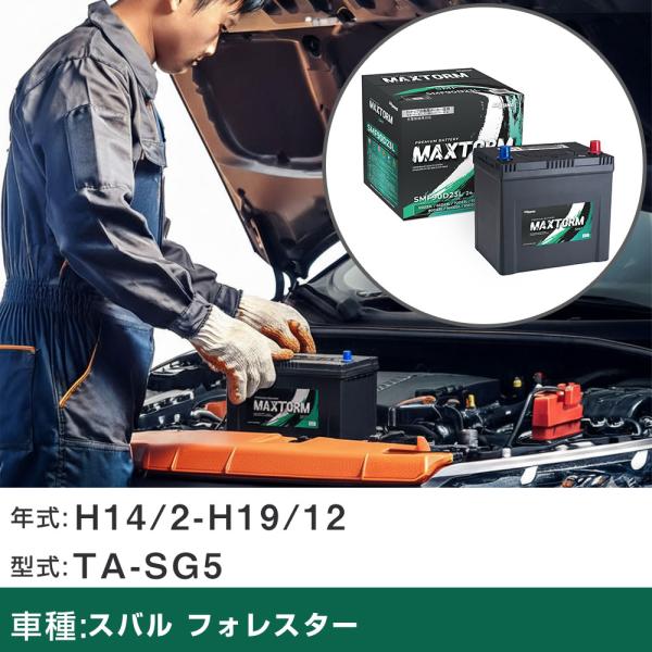 スバル フォレスター 【年式型式】H14/2-H19/12 TA-SG5 【仕様】2000cc/MT車/4WD/寒冷地仕様車 適合参考  MAXTORM SMF(シールド) SMF90D23L