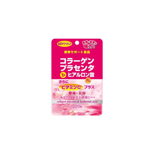 本品は、コラーゲンに加え、プラセンタ、ヒアルロン酸など内側からハリや潤いを補う美容成分を配合しました。美しさや健康を心がける方におすすめいたします。