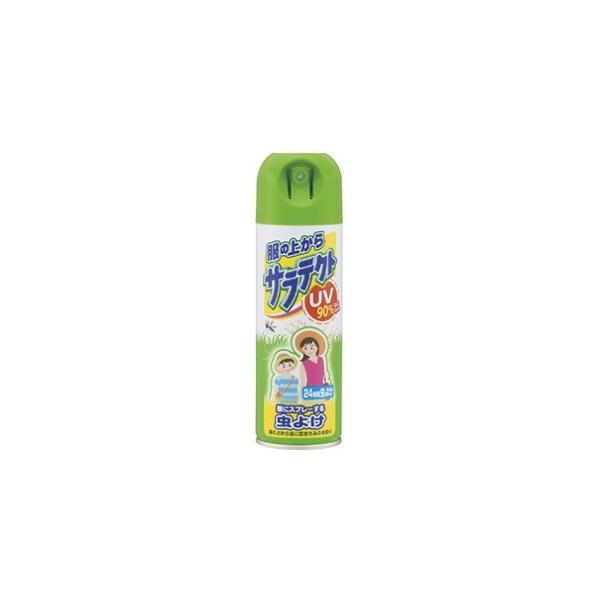 虫よけ成分と紫外線吸収剤をW配合！お出かけ前に服の上からスプレーするだけで、虫よけ効果は24時間長持ちし、紫外線を90％以上*カットします。＊UV遮蔽率84％の綿に1秒/100?処理した場合、UV遮蔽率92％衣類にスプレーしても白くならない...