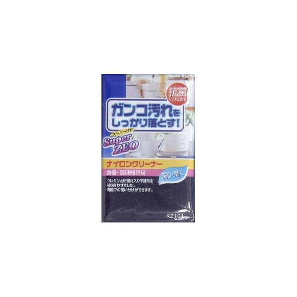 泡立ちのよいスポンジに、耐久性に優れた研磨剤入りナイロン不織布を張り合わせたクリーナーです。
