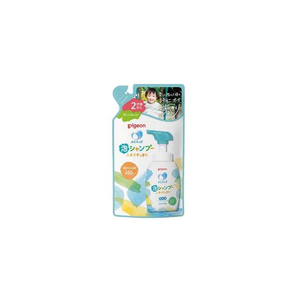 子どもの髪に、洗浄力＆地肌へのやさしさ かなえる　〈２才ごろから〉●子どもの汗や皮脂汚れに特化した洗浄成分配合●目にしみにくい●無添加（パラベン、アルコール）●硫酸系界面活性剤、シリコーンは使用していません
