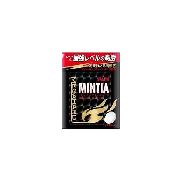 ミンティア史上最強レベルの刺激！メントールとカフェイン・ビーズ配合の大粒ミントタブレット。