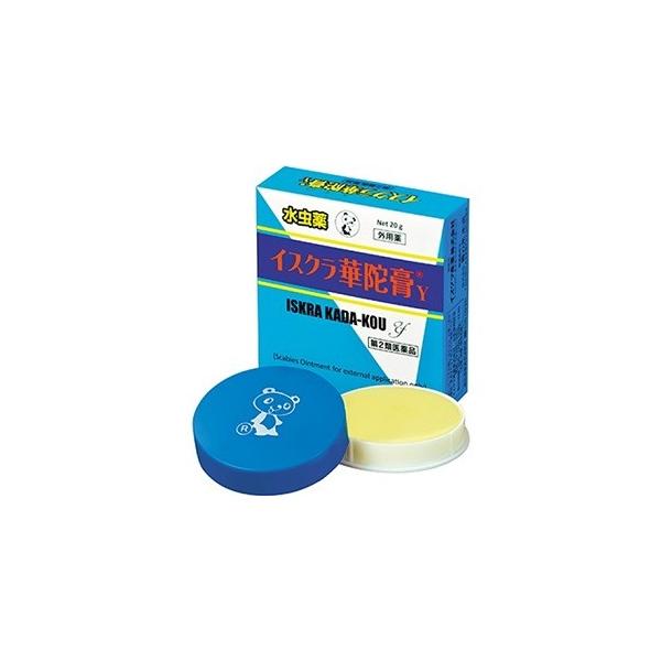 「イスクラ華陀膏Ｙ」は安息香酸、サリチル酸及びdl‐カンフルを配合した軟膏剤で、みずむし、いんきんたむし、ぜにたむしの改善を目的としております。