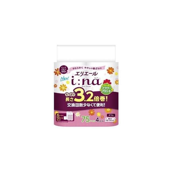 ・１ロール３．２倍巻のたっぷり長持ち。※１ロールの長さ２５ｍとの比較・トイレを明るい雰囲気にするフラワー柄のプリント。・トイレットペーパーの交換や保管スペースを減らせます。・握りやすく、開けやすい取っ手形状。・ふっくら巻き取り技術で、長く巻...