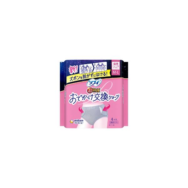 おでかけ交換ショーツはズボンを脱がずに交換できるショーツ型ナプキンです。