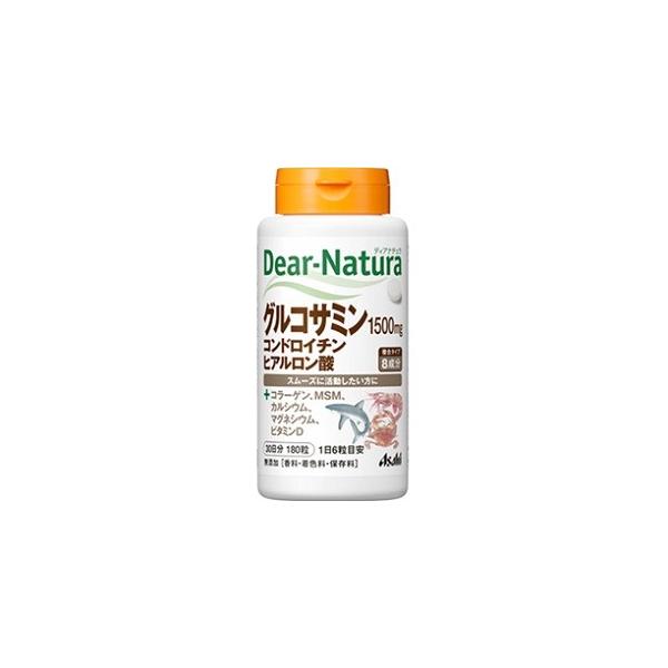 6粒中にグルコサミン1500mg、コンドロイチン100mg、ヒアルロン酸10mgを配合。さらにII型コラーゲン、MSM、カルシウム、マグネシウム、ビタミンDも配合した全8種の成分が一度に摂れるサプリメント。食生活は、主食、主菜、副菜を基本に...