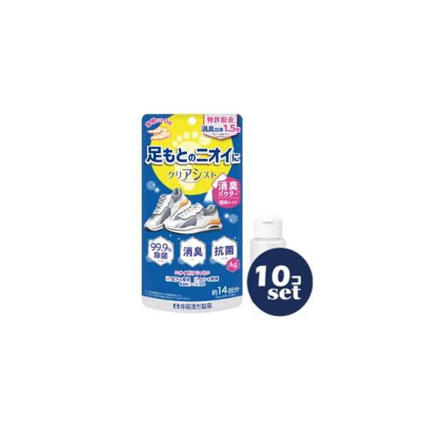 足汗を吸収し、ムレを軽減するシリカを配合！特許配合の消臭パウダーになりました！足汗やムレからくるイヤ〜なニオイに、振りかけるだけで簡単消臭＊できるパウダーです。どんな靴にも使えて、保管や持ち運びに便利なボトルタイプです。