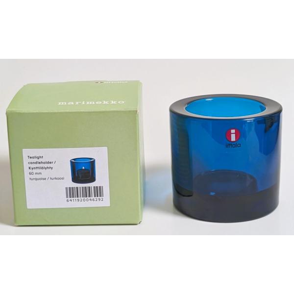 iittala イッタラ Kivi キビキャンドルホルダー ターコイズサイズ：サイズ(約)：φ65×H60mm材質：無鉛ガラスMADE IN FINLAND小さな気泡、細かいキズやスジ、わずかな歪みなどが認められるものがありますがこれは製品...