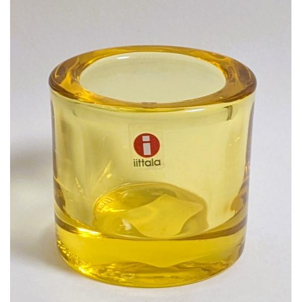 iittala イッタラ Kivi キビキャンドルホルダー レモンサイズ：サイズ(約)：φ65×H60mm材質：無鉛ガラスMADE IN FINLAND新品でとても良いコンディションですが小さな気泡（お写真参照）とブランドシールの少しのヨレ...