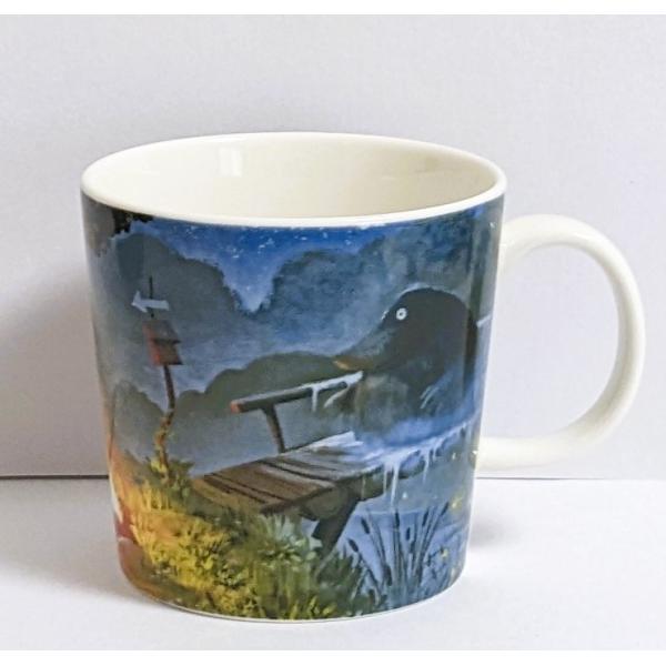 アラビア ムーミンマグ ムーミンバレーモランの夜 Night of the Groke  2019年2019年に放送された[ムーミン谷のなかまたち]を記念して作られた記念モデルシリーズは全部で4種類あり、それぞれ春夏秋冬が描かれたデザインに...