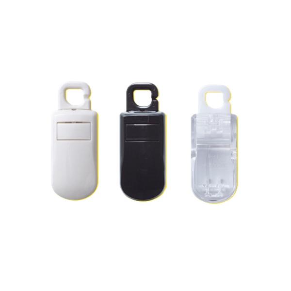 -商品概要-サイズA:11.2mm/B:5.5mm/C:9.5mm/D:30.8mm/E:16.0mm/紐通し穴:フック/厚み:7.8mm挟持力1.5kg※挟持力はクリップを４枚重ねに折りたたんだ木綿のハンカチ（綿100％）を挟んだ状態にし...