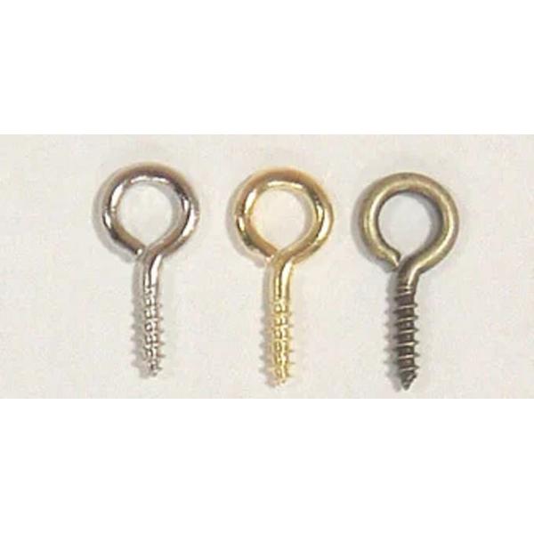 3.8mm内径×14mm長さ ねじ部分の太さ(線径)１.3ミリキーホルダー/金具/パーツ/カニカン/チャーム/ヒートン/アクセサリー/ヒートンキャップ/ストラップ