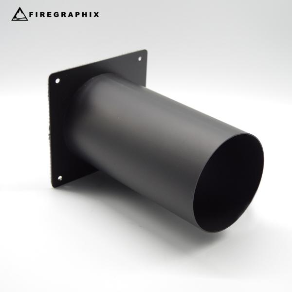 煙突を横出しするためのBLISS-SP専用の煙突アダプター。※BLISS-SP 2021年モデル専用（正面吸気レバーが左右にあるモデル）2022-2023モデル（吸気レバーが右側のみ）には接続できませんのでご注意ください。・アダプターはホン...