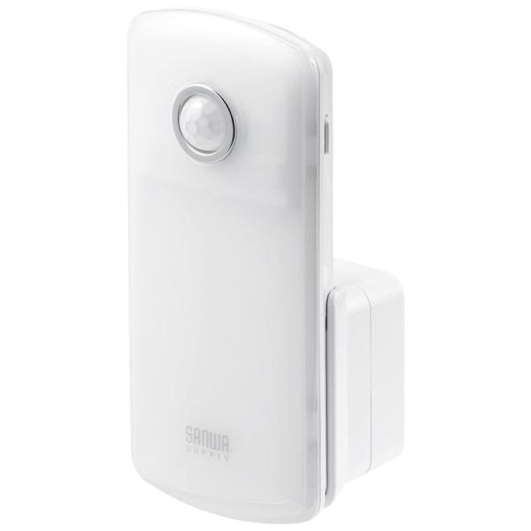 【商品名】　サンワダイレクト 人感センサーライト 室内 コンセント 停電時自動点灯ライト 電球色 常夜灯 懐中電灯 非常灯 にも 800-LED043★★ラッピングについて★★当店ではラッピングは承っておりません。ご了承くださいませ。★★サ...