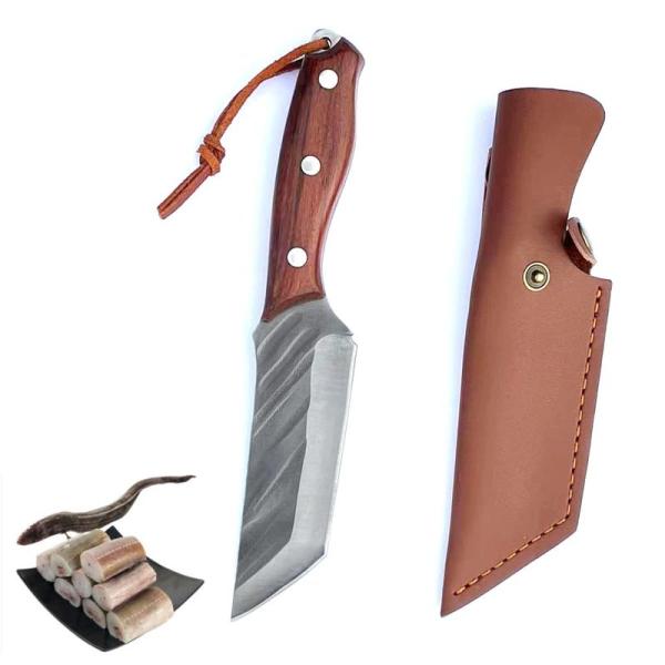 【商品名】　Utaki 鰻サキ包丁 和包丁 ウナギ包丁 鰻裂(江戸裂) 骨スキ 肉切り 両刃 刃渡り105ｍｍ ボーニング フルタング構造 レザーケース★★ラッピングについて★★当店ではラッピングは承っておりません。ご了承くださいませ。★★...