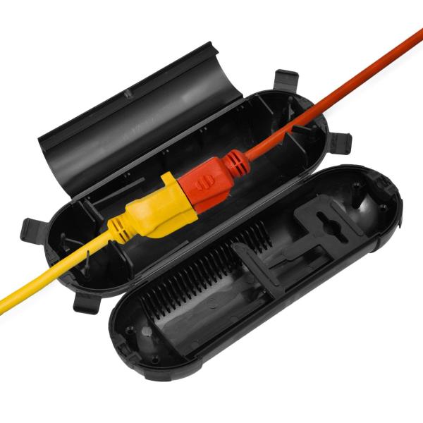 【商品名】　コンセントカバー 防水、アウトドア延長コード安全カバー 屋外用延長コード、防水電気ボックス 延長コードプロテクター 電気接続ボックス シール★★ラッピングについて★★当店ではラッピングは承っておりません。ご了承くださいませ。★★...