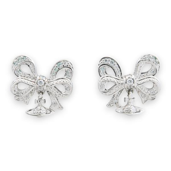 ■商品状態《全体》わずかな汚れはありますが、目立ったダメージは見受けられません【管理番号】vi8909gg【サイズ】約:縦1.5cm×横1.6cm×幅0.2cm【型番】6202014H【シリアルNo.】不明【素材】シルバー×ラインストーン【...