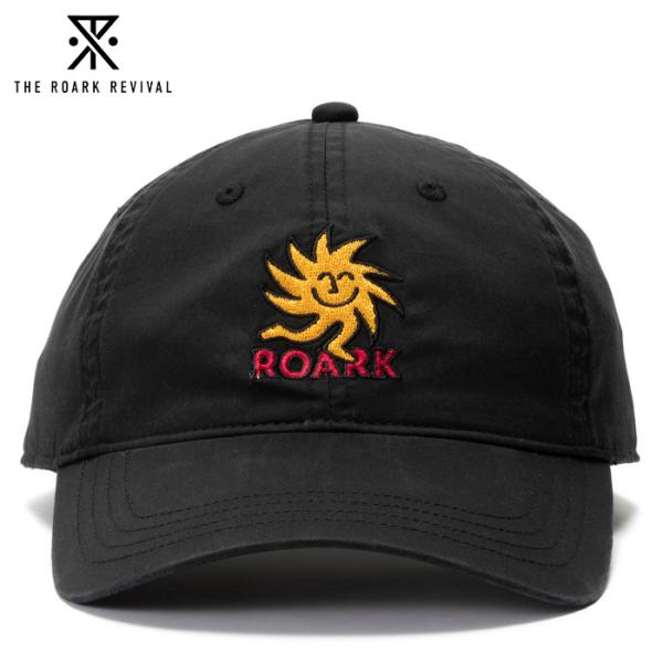 【商品名】ROARK ロアーク キャップ"FOREVER ROAMING" 6PANEL CAP - LOW RHJ1100【特徴】25SSシーズンの旅の舞台、西オーストラリアにインスパイアされた太陽のモチーフ刺繍がアイコニックな6パネルキ...