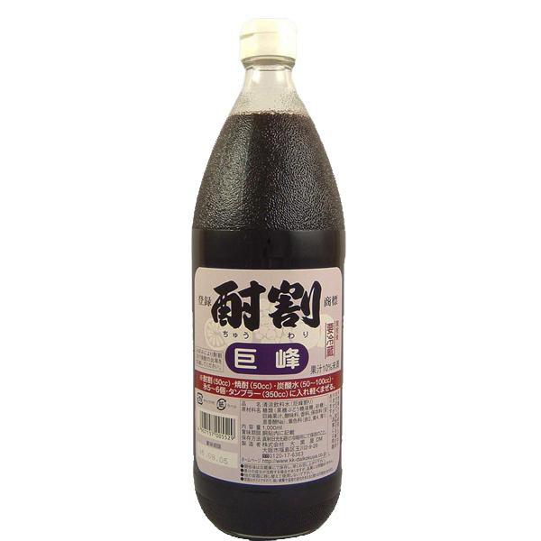 居酒屋、Ｂａｒ、家飲み用でも使用される大人気の割り材。酎割というネーミング通りアルコール度の高い焼酎を割り、美味しく飲むために開発された焼酎専用のカクテル飲料です。