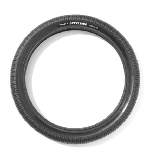 ドメスティックBMXブランド「NOUS（ヌース）」の16インチ専用タイヤ「LET IT RIDE」です。キッズBMXや16インチフラットランドバイクに最適な1.85サイズ。特筆すべきは、このサイズでは珍しい最大110PSIの高空気圧に対応し...