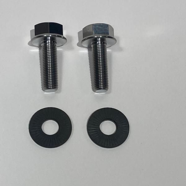 ■ スペック・タイプ：BMX フィメールハブ用カスタム・補修パーツ・商品名：チタン ハブボルトセット（ワッシャー付き）・サイズ：3/8インチ （ネジピッチ：24T / 首下長さ：40mm）・セット内容：チタン製ハブボルト ×2本クロモリ製 ...