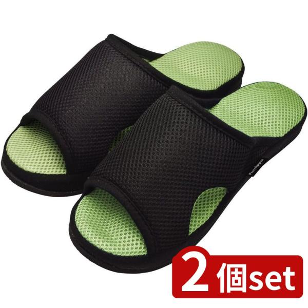 [関連word]  メンズグイ押し健康ルームサンダル ふみっぱ GR 2個セット | 健康サンダル ガチ押し健康ルームサンダル メンズふみっぱ 足ツボ 足裏ツボ押し マッサージグッズ 室内デスクワーク 足血行 指圧代用器 ほぐす グリーン ...