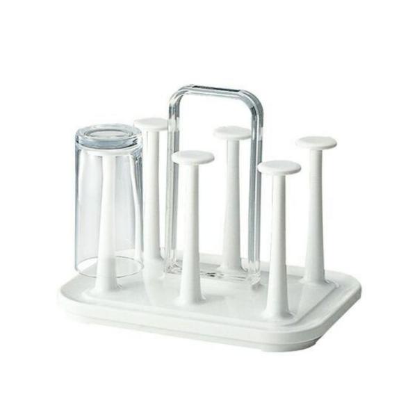 [関連word] 品 シンプルデザイン スタイリッシュ おしゃれ コップ収納 キッチン 小物整理 水切りスタンド 食器収納 日本製 家庭用品 家庭雑貨 コップ置き スタンドタイプ 便利グッズ キッチンアクセサリー 日用品 縦型収納 卓上収納...