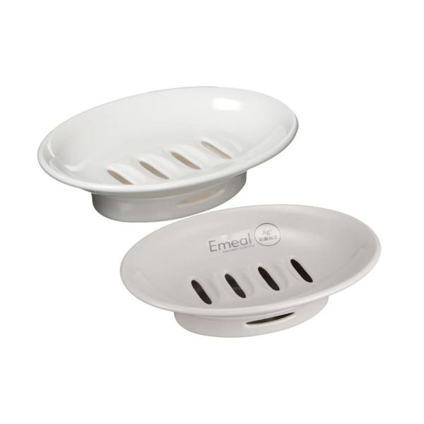 [関連word] 選べる2種 アスベル Emeal 石けん皿 | 石けん皿 グレー バスグッズ 浴用用品 シンプル スタイリッシュ 石けんケース 浴室 おしゃれ 石けんトレー アスベル AS樹脂 Emeal トレー 洗面所 抗菌加工 収納 ...