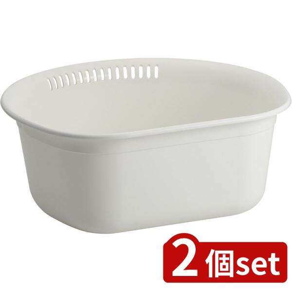 [関連word]  アスベル Nポゼ 洗い桶35型 WH 2個セット | 洗い桶 アスベル Nポゼ 35型 ホワイト 食器 台所 ディッシュ トレー 耐熱 PP 使い勝手 フォルム 抗菌 日本製 プラスチック 防臭 コンパクト キッチン シ...
