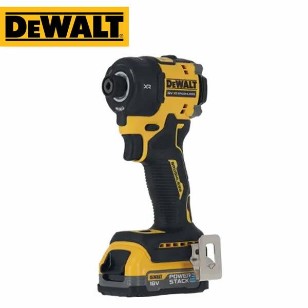 DEWALT(デウォルト) 18V XR Li-Ion ブラシレス・サイレントインパクトドライバー (1.7Ah Powerstack Battery×2) DCF870E2T-JP DCF870E2T-JP油圧式インパクト機構&amp;a...